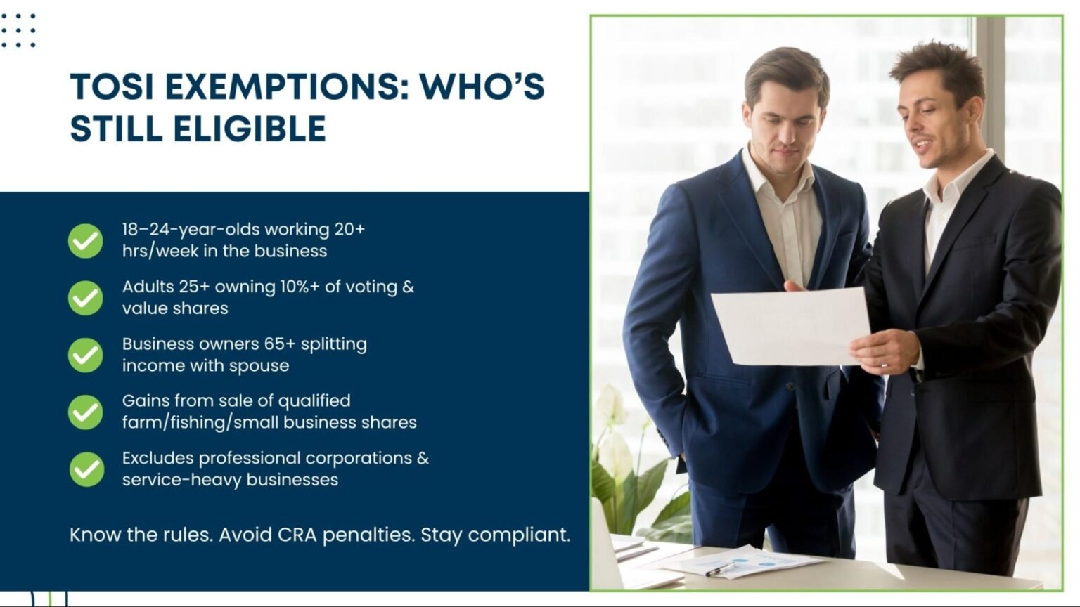 Canada’s Income Splitting Rules & TOSI Updates for 2025 - NCS Canada